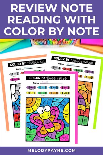 12 Fabulous Springtime Color by Note Worksheets for Your Young ...