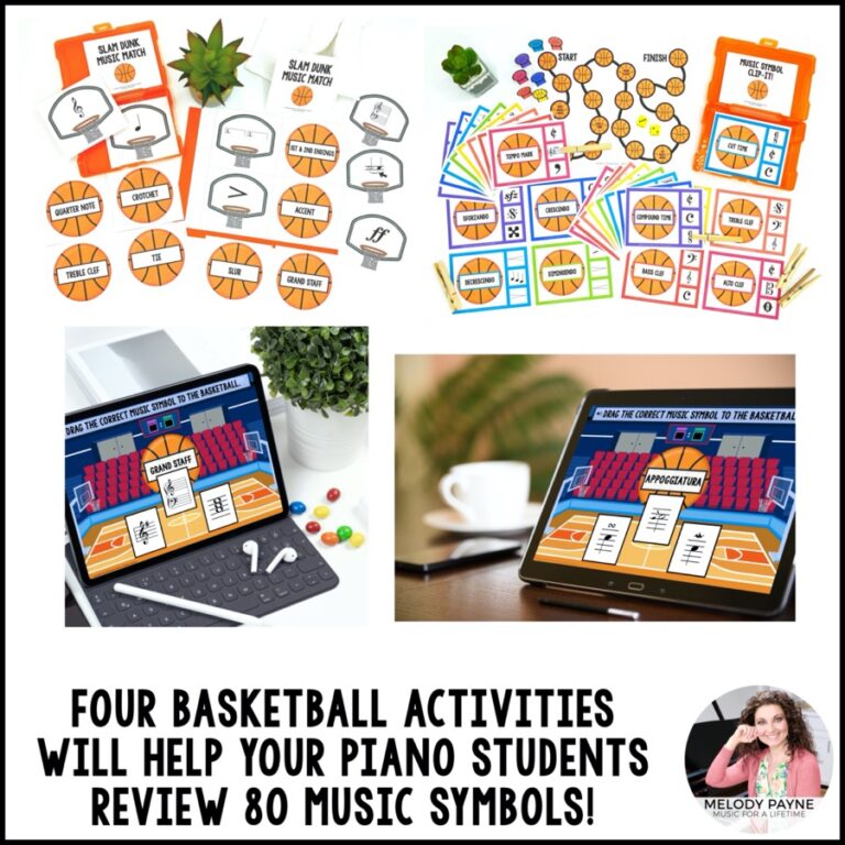 Music Symbols Boom™ Cards Beginning to Elementary Piano Set 1 ...