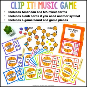 Music Note Flash Cards - Treble & Bass Clef Notes - Grand Staff ...