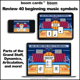 Music Symbols Boom™ Cards Beginning to Elementary Piano Set 1 ...