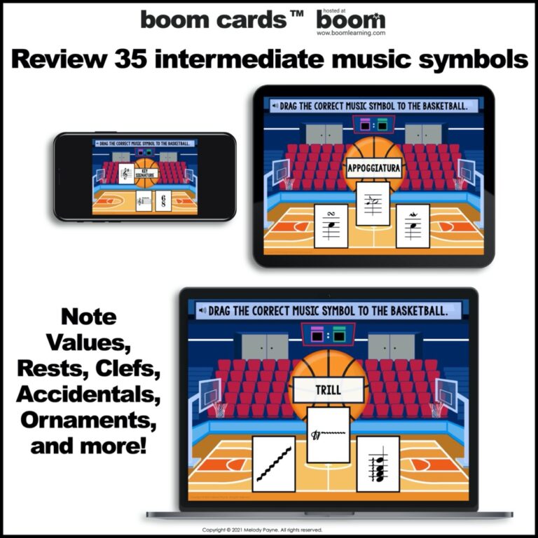 Music Symbols Boom™ Cards Elementary to Intermediate Piano Set 2 ...