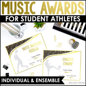 Editable Printable Music Awards Certificates for Piano, Ensembles, and ...