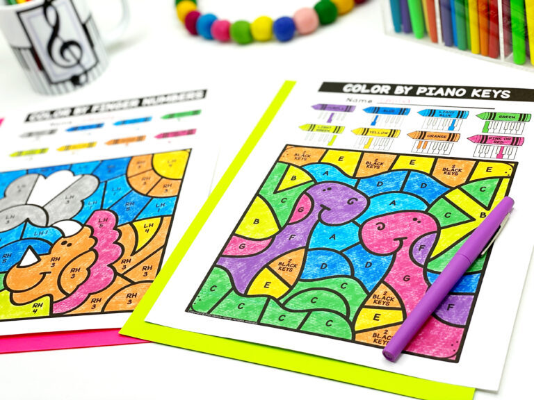 Beginning Piano Lesson Review for BOOM Cards: Set 1 - Melody Payne ...