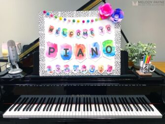 5 Ways to Use Your Music Classroom Decor Bundle in Your Piano Studio ...