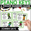 White Piano Keys Music Worksheets & Activities - Unicorn Piano Keys Are ...