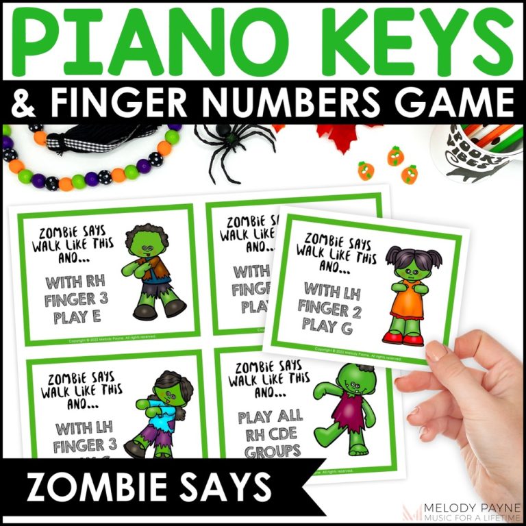 Piano Keyboard Music Worksheets & Activities - Halloween Piano Keys Are ...