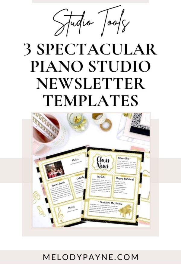 3 Spectacular Piano Newsletter Templates That Will Set Your Studio ...