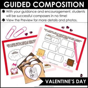 Composing - 7 Guided Music Composition Activities and Worksheets for ...