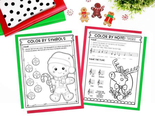 Pre-Staff Christmas Piano Sheet Music - Traditional & Original Pre ...