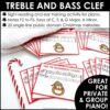 Treble Clef Ledger Lines Piano Sight-Reading Music Game - Feed the ...