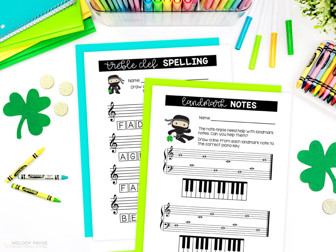 3 Creative Ways to Use St. Patrick's Day Music Coloring Sheets - Melody ...