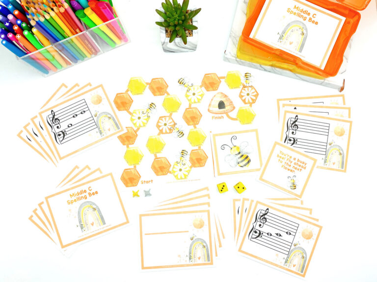 The Perfect Middle C Note Reading Game for Beginning Piano Students ...