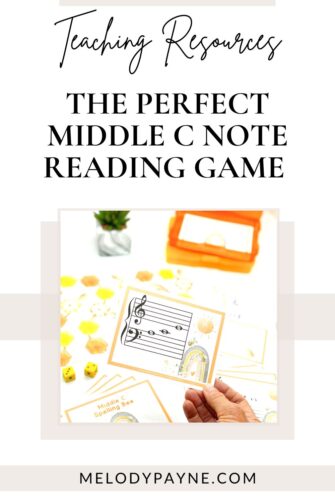 The Perfect Middle C Note Reading Game for Beginning Piano Students ...