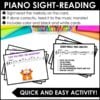 Treble Clef Ledger Lines Game - Feed the Music Monster Sight-Reading ...