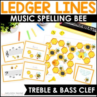 Music Games and Activities for Treble Clef and Bass Clef - Music ...