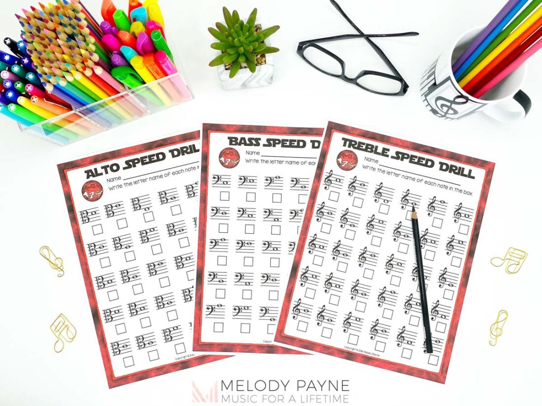 Stellar 114-Page Space Themed Music Worksheets Bundle - Melody Payne ...
