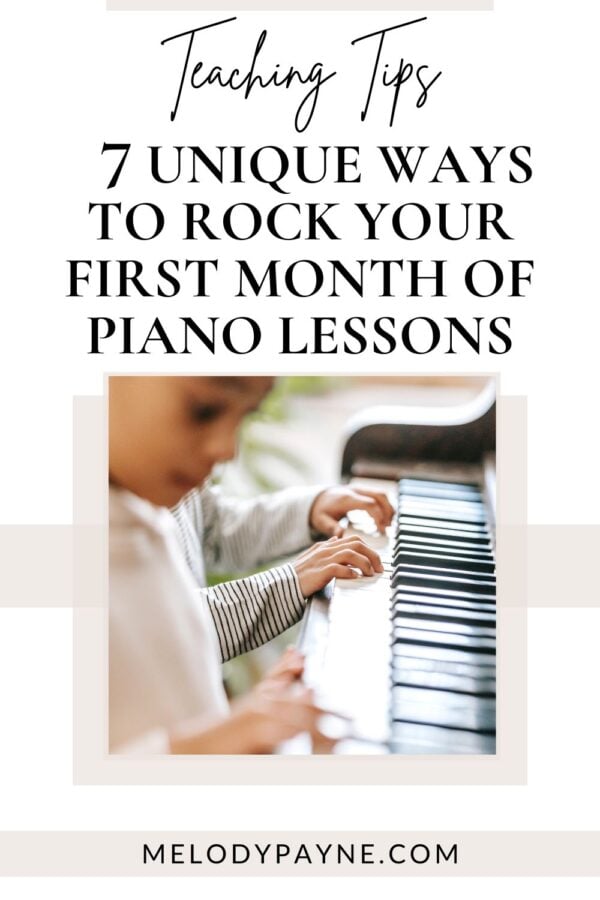 9 Must-Haves for a Successful First Piano Lesson - Melody Payne - Music ...