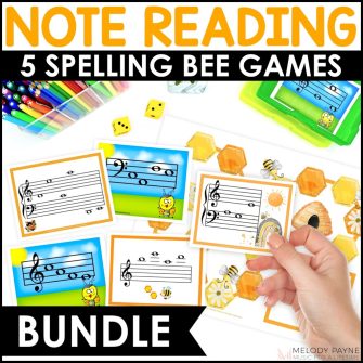Music Games and Activities for Treble Clef and Bass Clef - Music ...