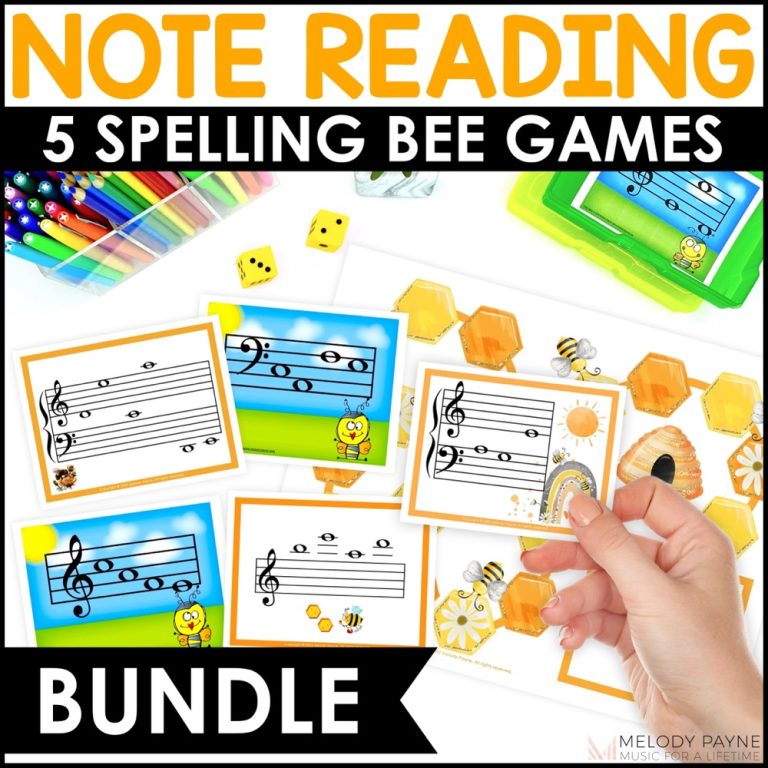 Music Games and Activities for Treble Clef and Bass Clef - Music ...