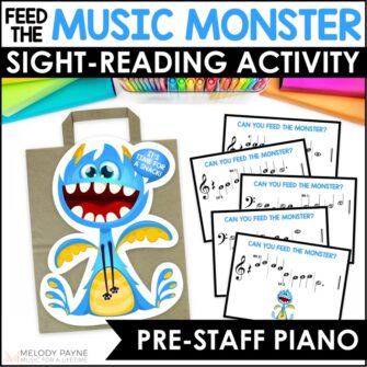 Bundle of 5 Sight-Reading Games Plus Ear Training - Feed the Music ...