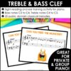 Bass Clef Ledger Lines Game - Feed the Music Monster Sight-Reading ...