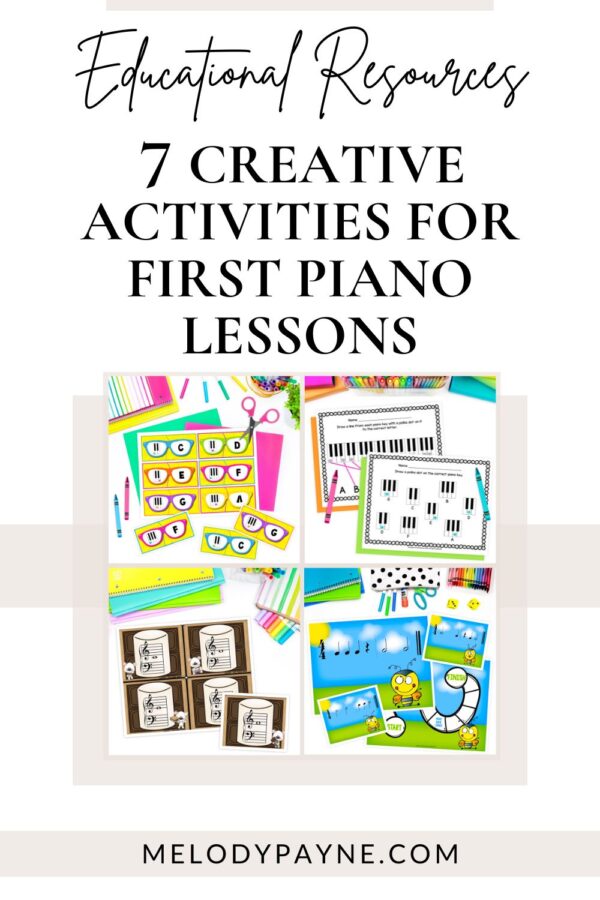 9 Must-Haves for a Successful First Piano Lesson - Melody Payne - Music ...