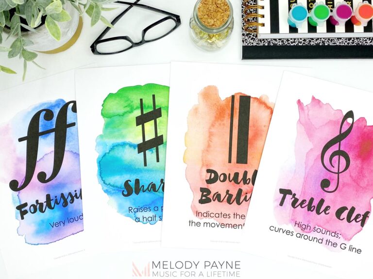 5 Ways to Use Your Music Classroom Decor Bundle in Your Piano Studio ...