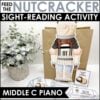 Sight-Reading Games for Piano - Feed the Nutcracker Pre-Staff to ...