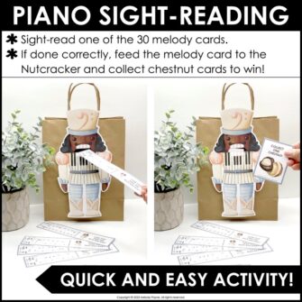 Beginning Piano Sight-Reading Game - Feed The Nutcracker Middle C ...