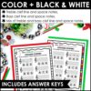 Treble & Bass Clef Note Naming Christmas Music Worksheets - Note ...