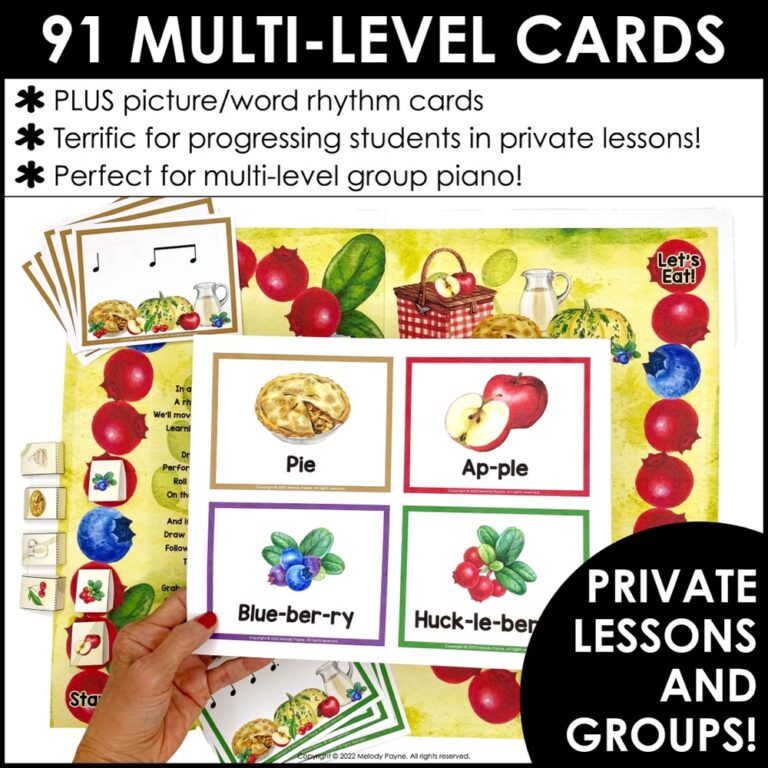Music Rhythm Flashcards Games - Picnic Rhythm Cards and Activities for ...