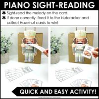 Bass Clef Ledger Lines Piano Sight-Reading Game - Feed the Nutcracker ...
