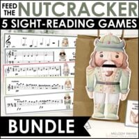 Sight-Reading Games for Piano - Feed the Nutcracker Pre-Staff to ...