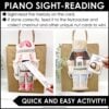Sight-Reading Games for Piano - Feed the Nutcracker Pre-Staff to ...