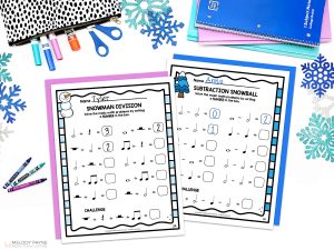 Cheery Winter Music Worksheets for Teaching Theory - Melody Payne ...