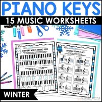 Treble & Bass Clef Note Naming Christmas Music Worksheets - Note ...