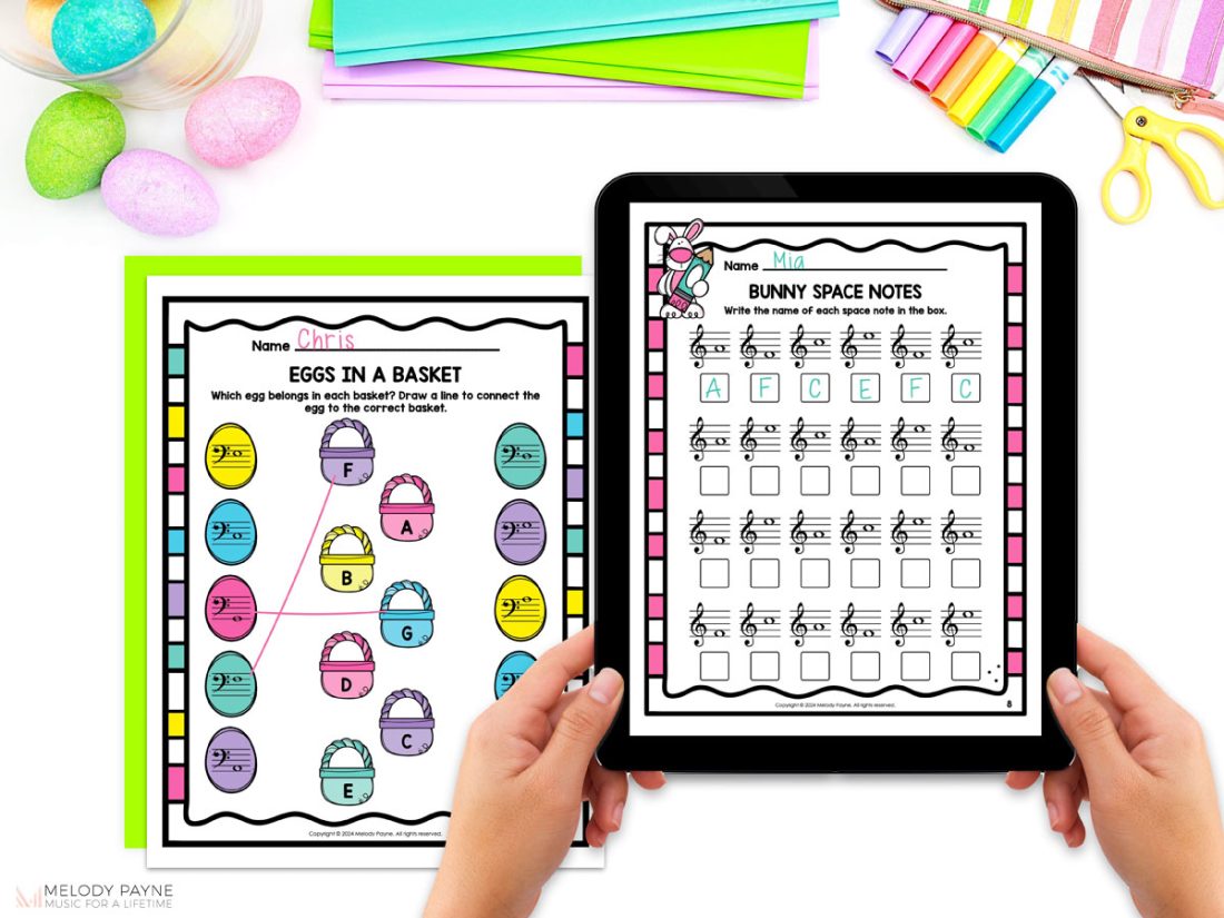 3 Creative Ways to Implement Easter Music Worksheets This Spring ...