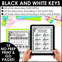 Music Worksheets for St. Patrick's Day - Note Ninjas Treble, Bass ...