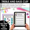 Music Worksheets for St. Patrick's Day - Note Ninjas Treble, Bass ...
