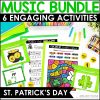 St. Patrick's Day Music Activities - Music Symbols Matching Game ...
