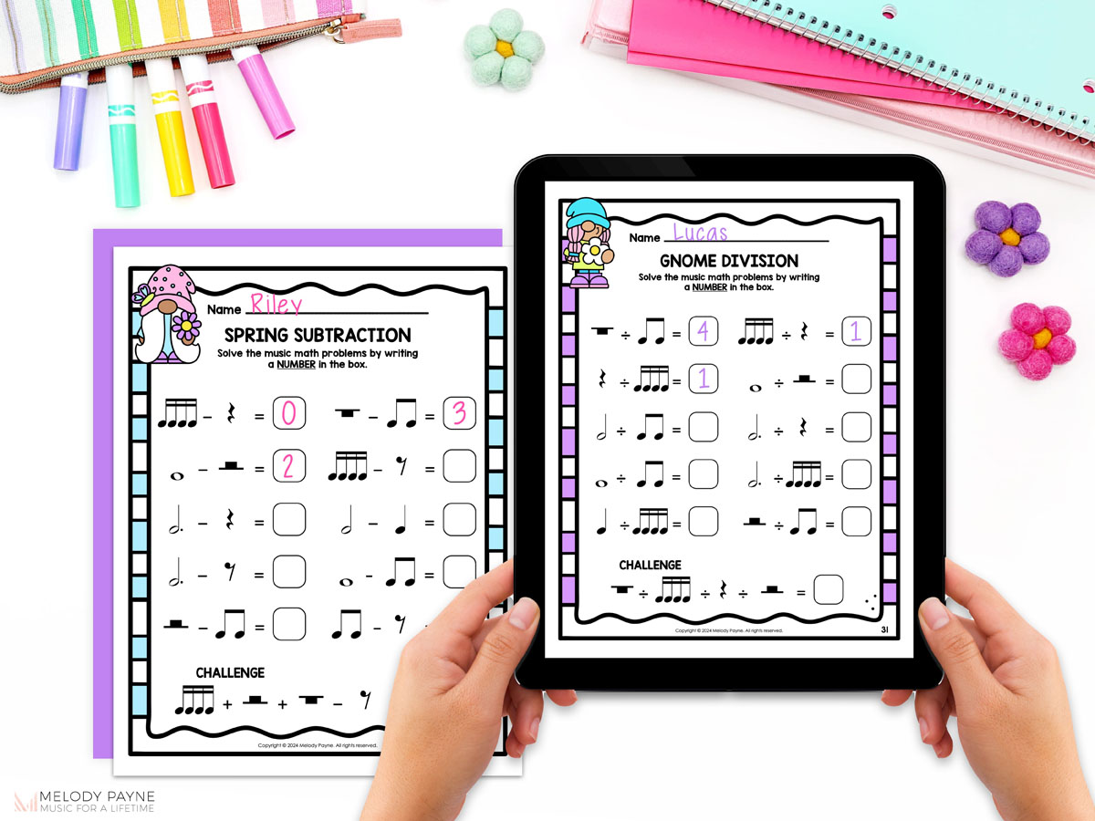 How to Use Spring Music Worksheets in Your Piano Studio