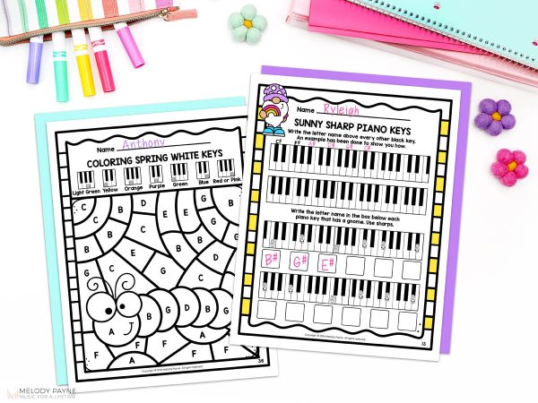 How to Use Spring Music Worksheets in Your Piano Studio