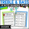 Music Games and Activities for Treble Clef and Bass Clef - Music ...