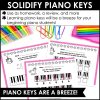 White Piano Keys Music Worksheets & Activities - Unicorn Piano Keys Are ...