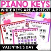 White Piano Keys Music Worksheets - Koala Piano Keys Are A Breeze ...