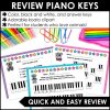 White Piano Keys Music Worksheets - Koala Piano Keys Are A Breeze ...
