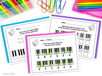 Piano Keys Are a Breeze! 11 Introductory Piano Key Recognition ...