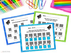 Piano Keys Are a Breeze! 11 Introductory Piano Key Recognition ...
