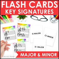 Music Note Flash Cards - Treble & Bass Clef Notes - Grand Staff ...