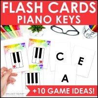 Music Note Flash Cards - Treble & Bass Clef Notes - Grand Staff ...